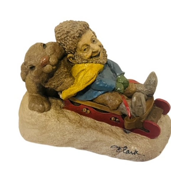 Accents | Tom Clark Gnome Elf Figurine Sculpture Signed Bunny Slope ...